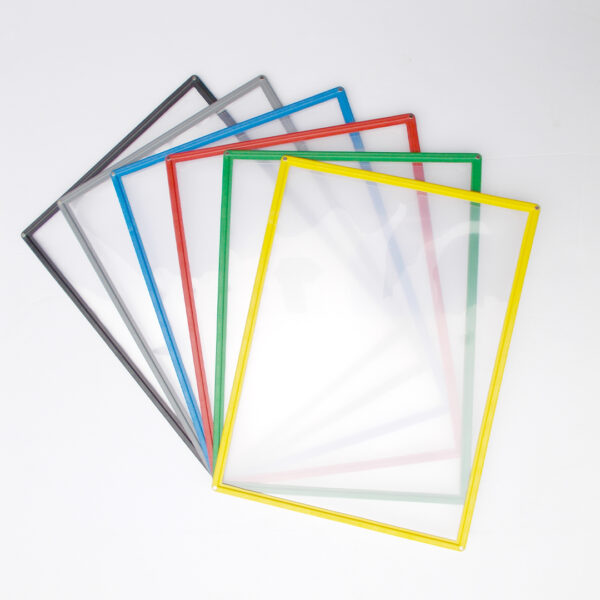 Magnetic Display Pocket File Folders - Magnetic Folders A4 Size, Pack ...